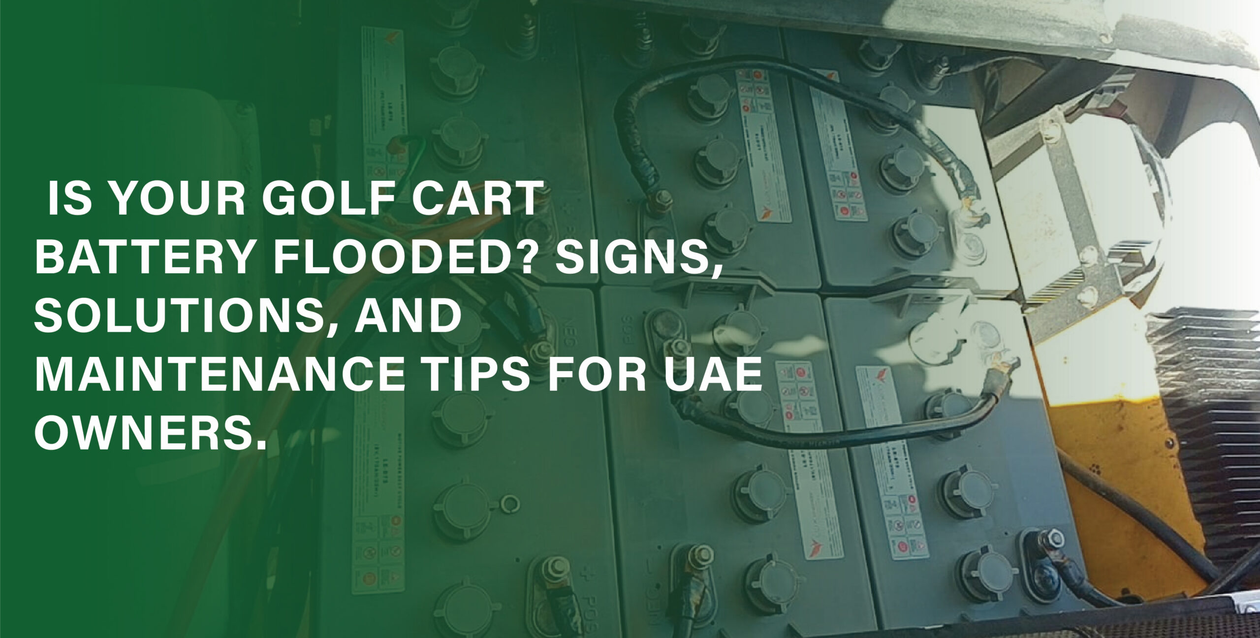 Is Your Golf Cart Battery Flooded? Signs, Solutions, and Maintenance ...